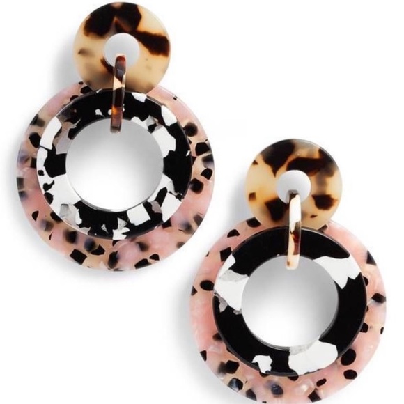Lele Sadoughi | Jewelry | 25 Lele Sadoughi Banded Hoop Earrings Multi ...